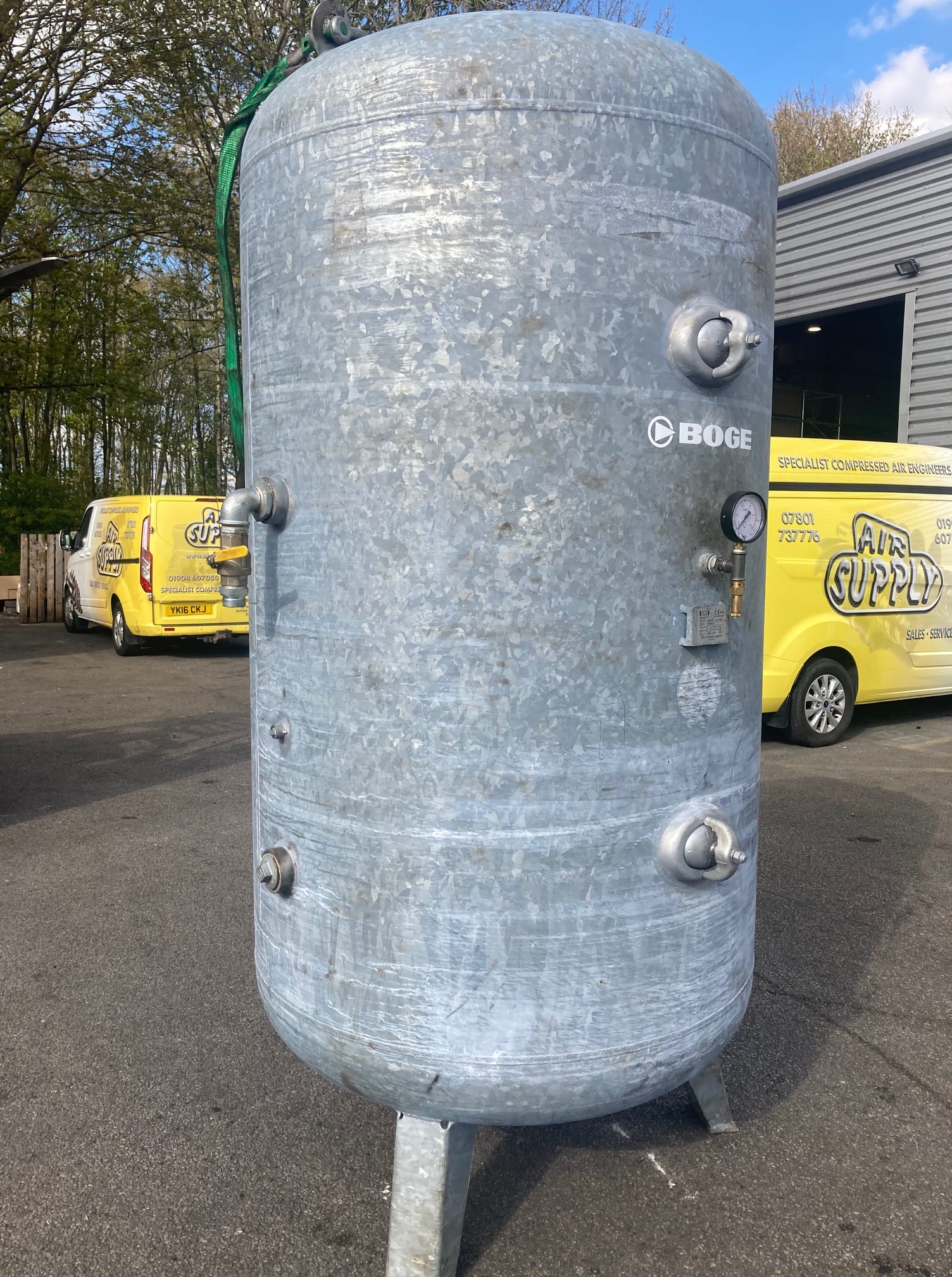 Vertical Air Receiver 3000 litre 11bar fully galvanized 2018 - Air ...