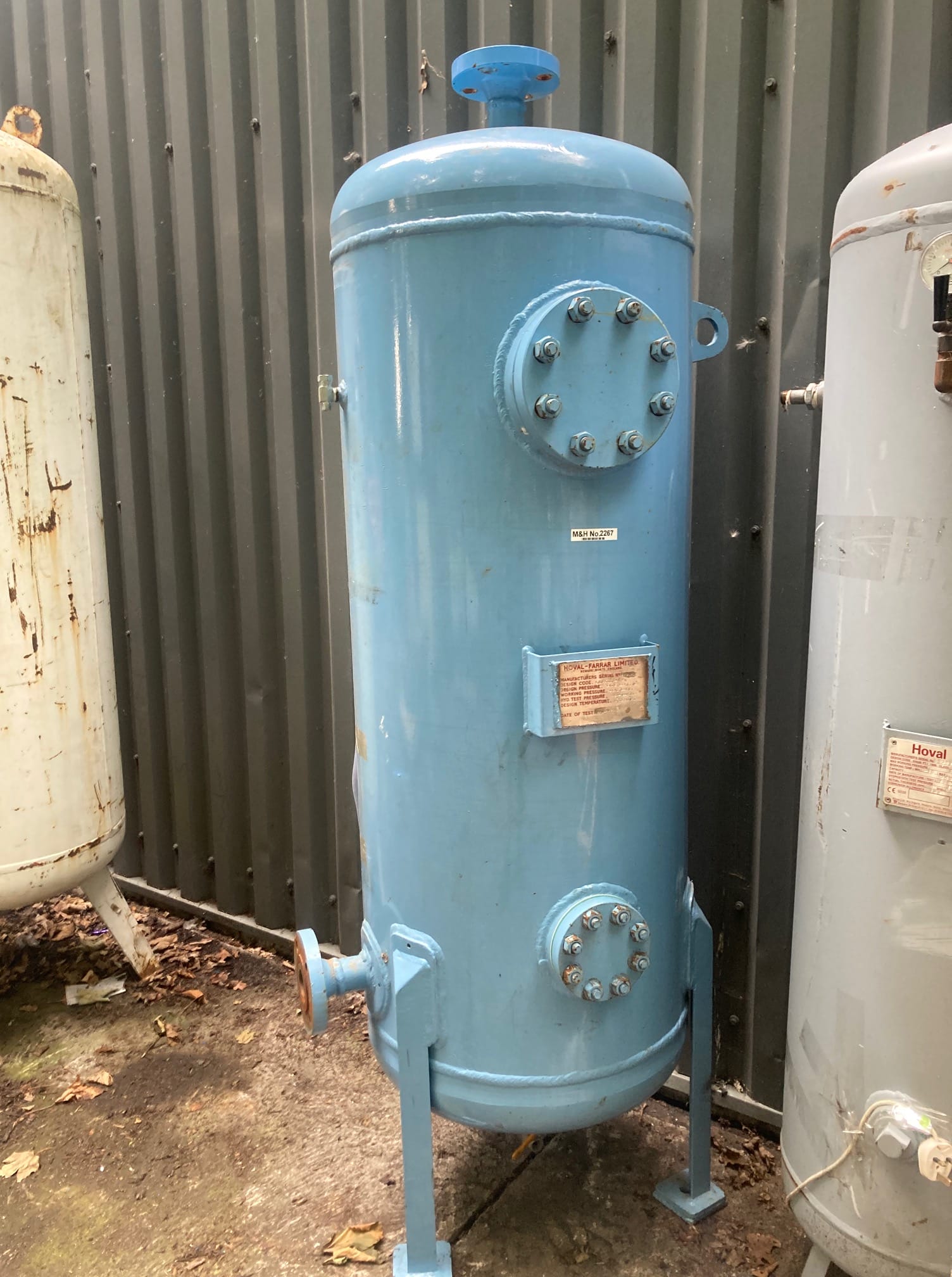 45bar vertical air receiver 500Litre - Air Supply UK