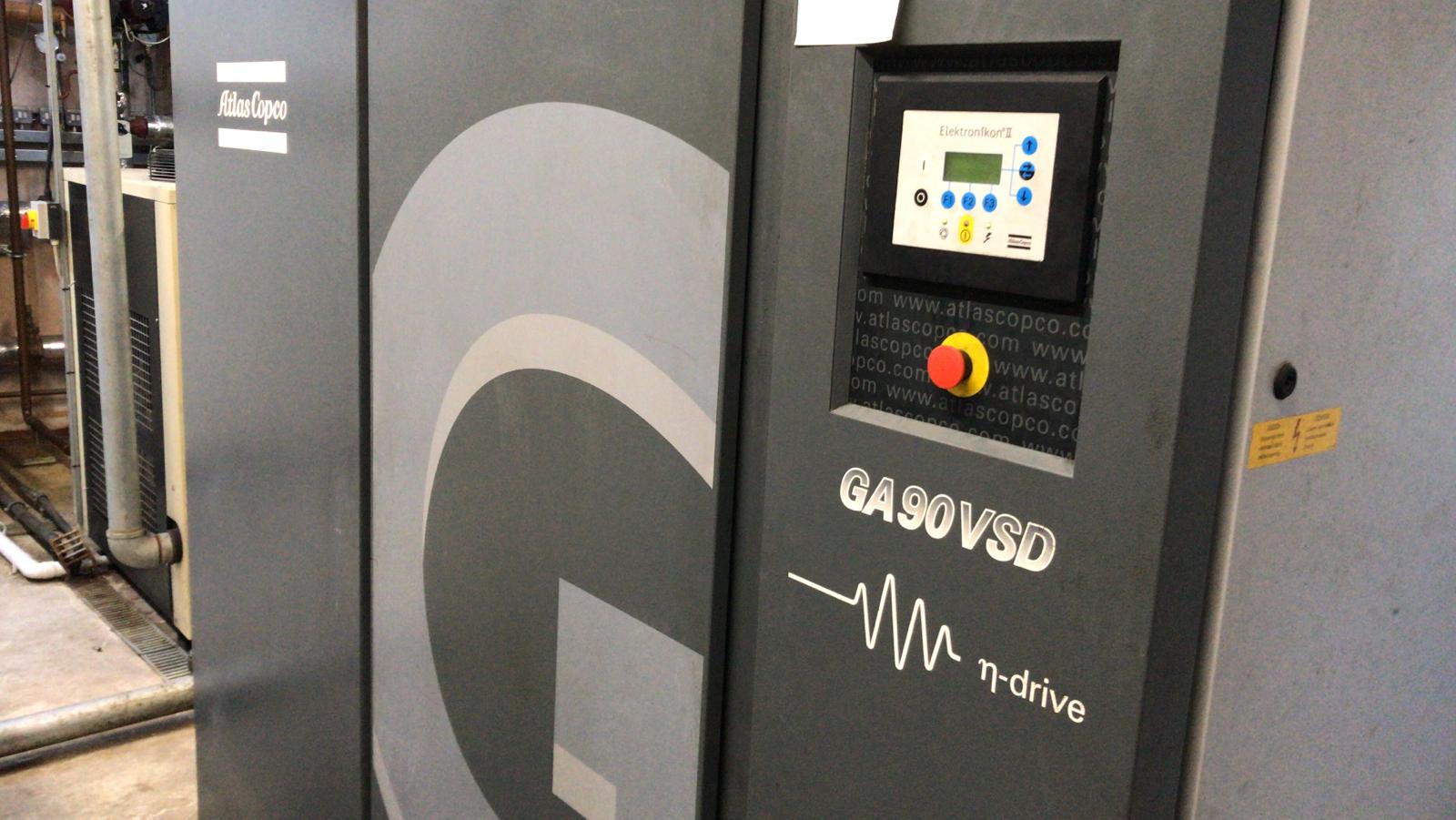 Atlas Copco GA90VSD - Air Supply UK