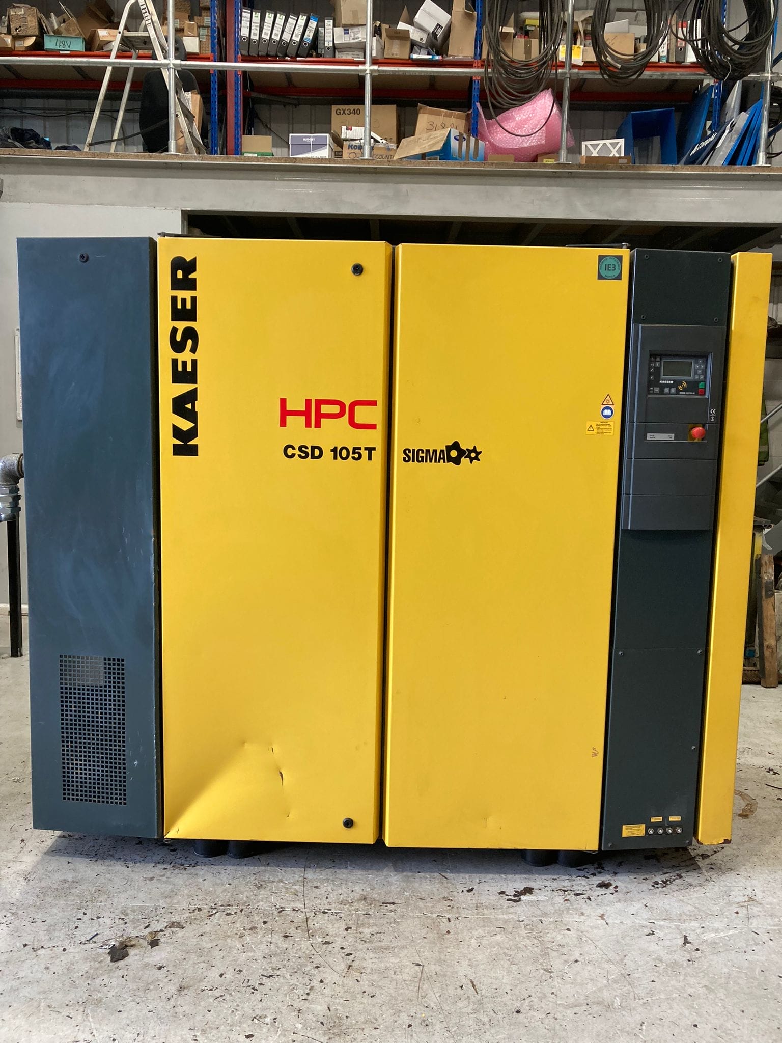 HPC CSD105T 2014 55kw 12 BAR 289 CFM - Air Supply UK