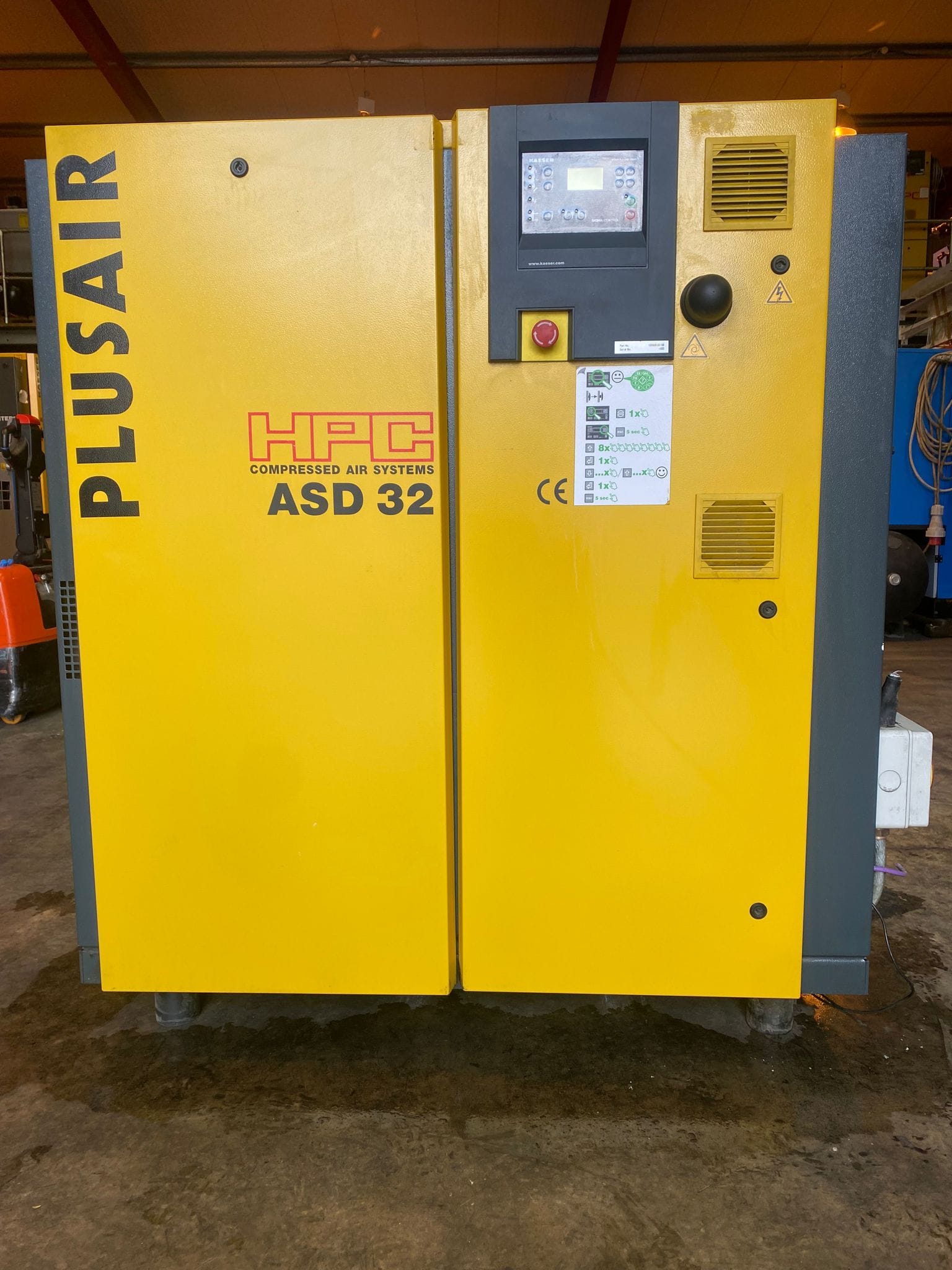 HPC ASD 32 18.5Kw Low Hours 8 Bar - Air Supply UK