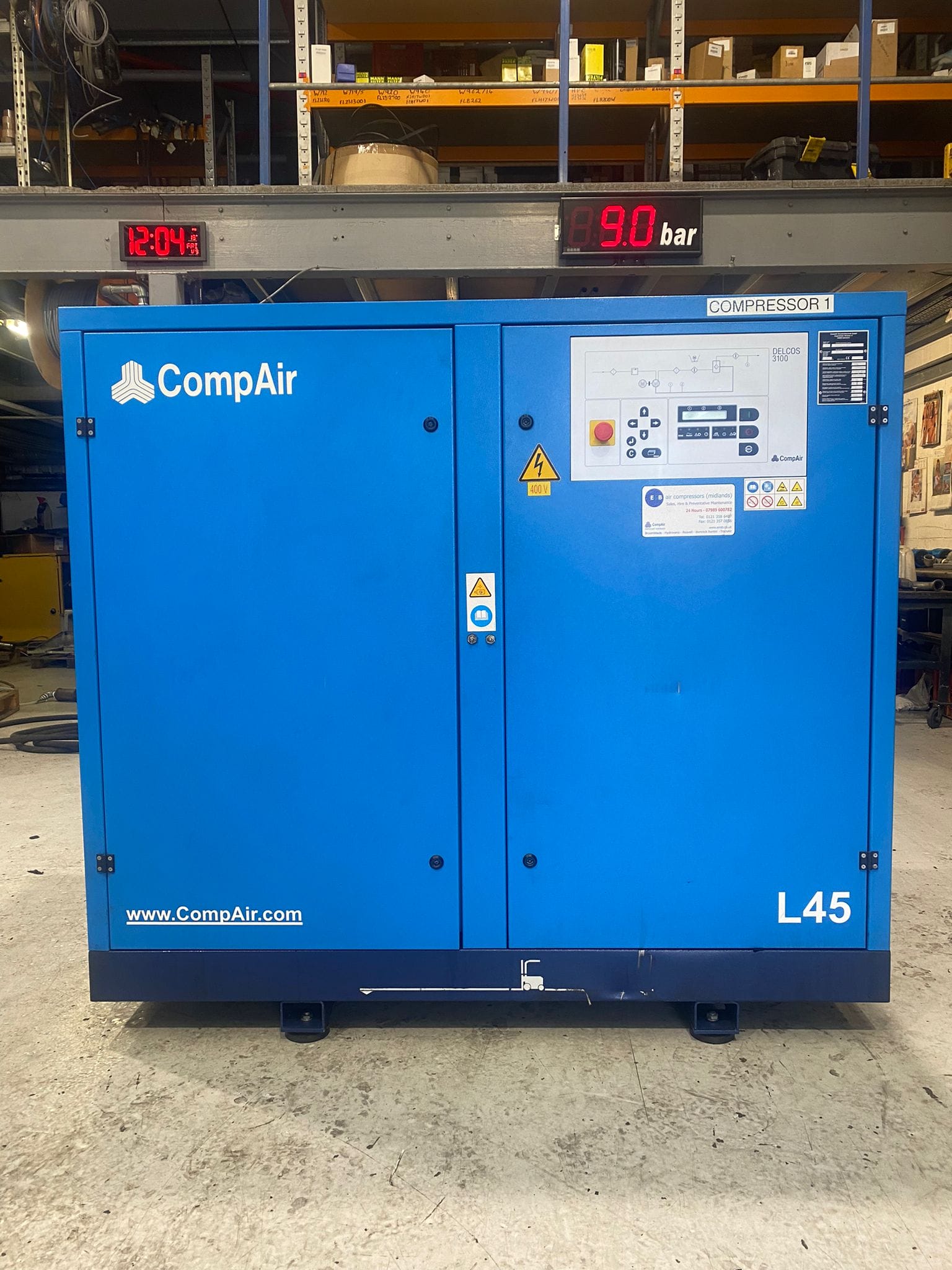 Compair L45-10 246 CFM 10 BAR - Air Supply UK