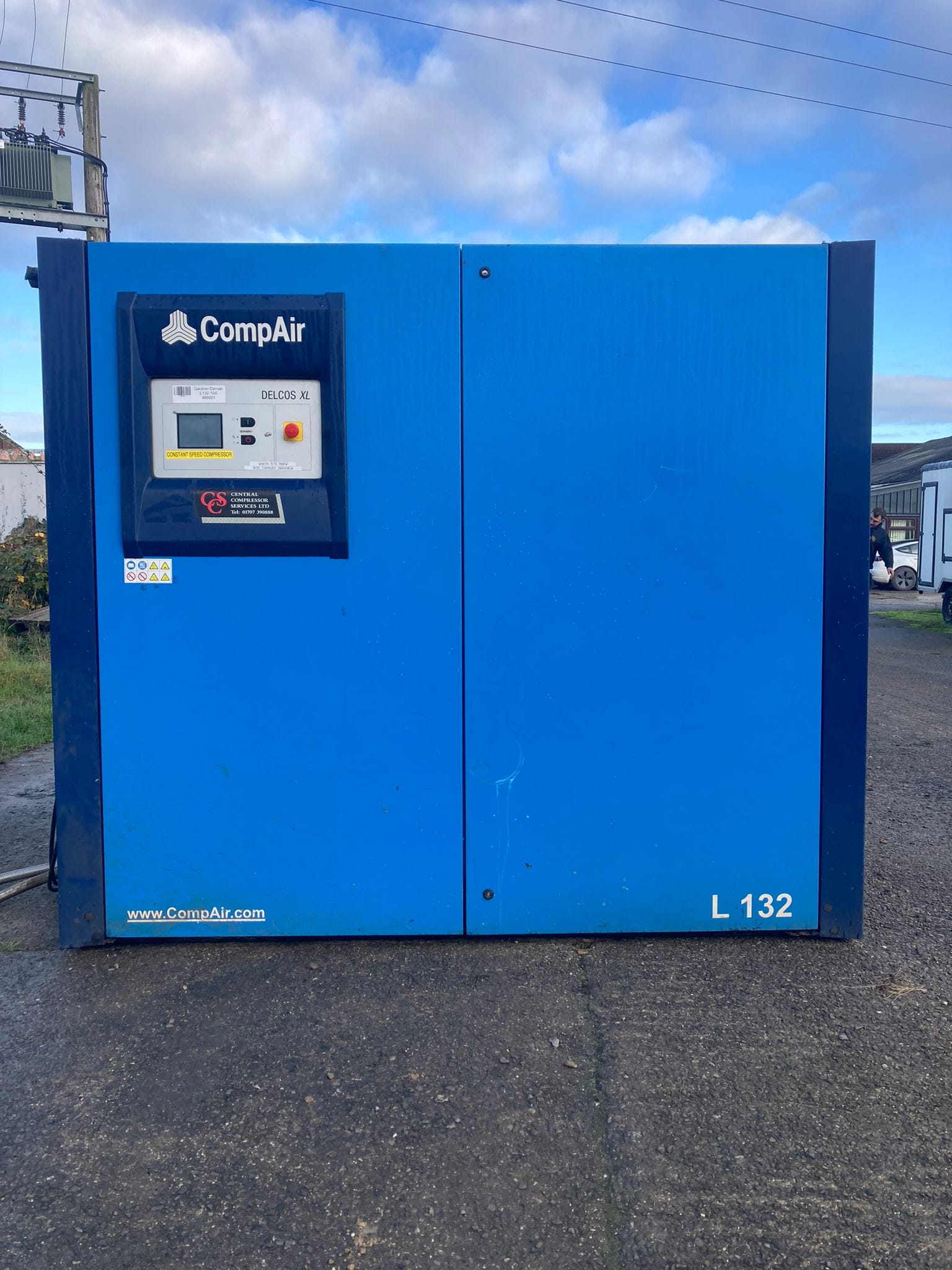 Compair L132 132Kw 10 BAR LOW HOURS Screw Compressor - Air Supply UK
