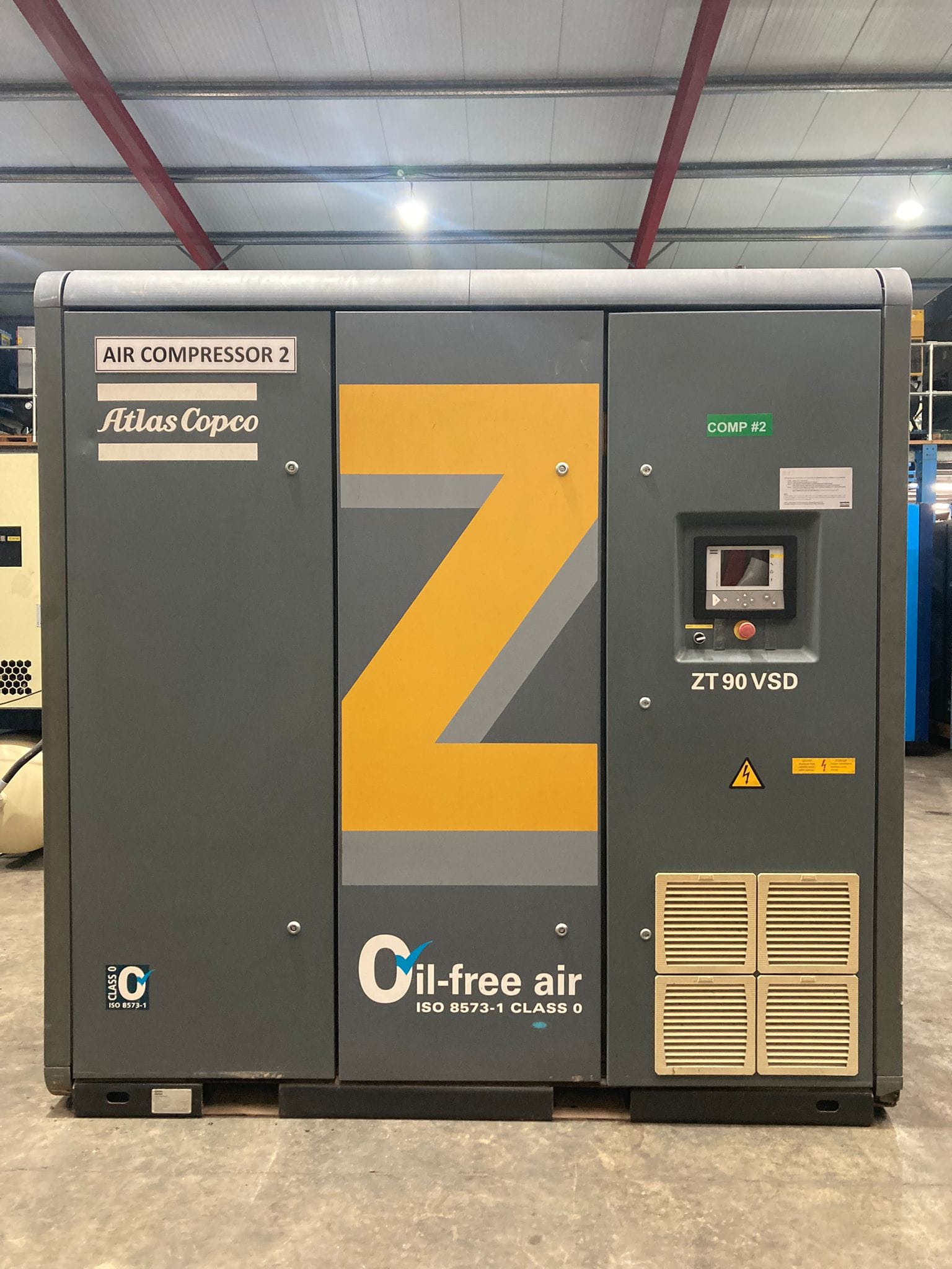 Atlas Copco ZT90VSD - Air Supply UK