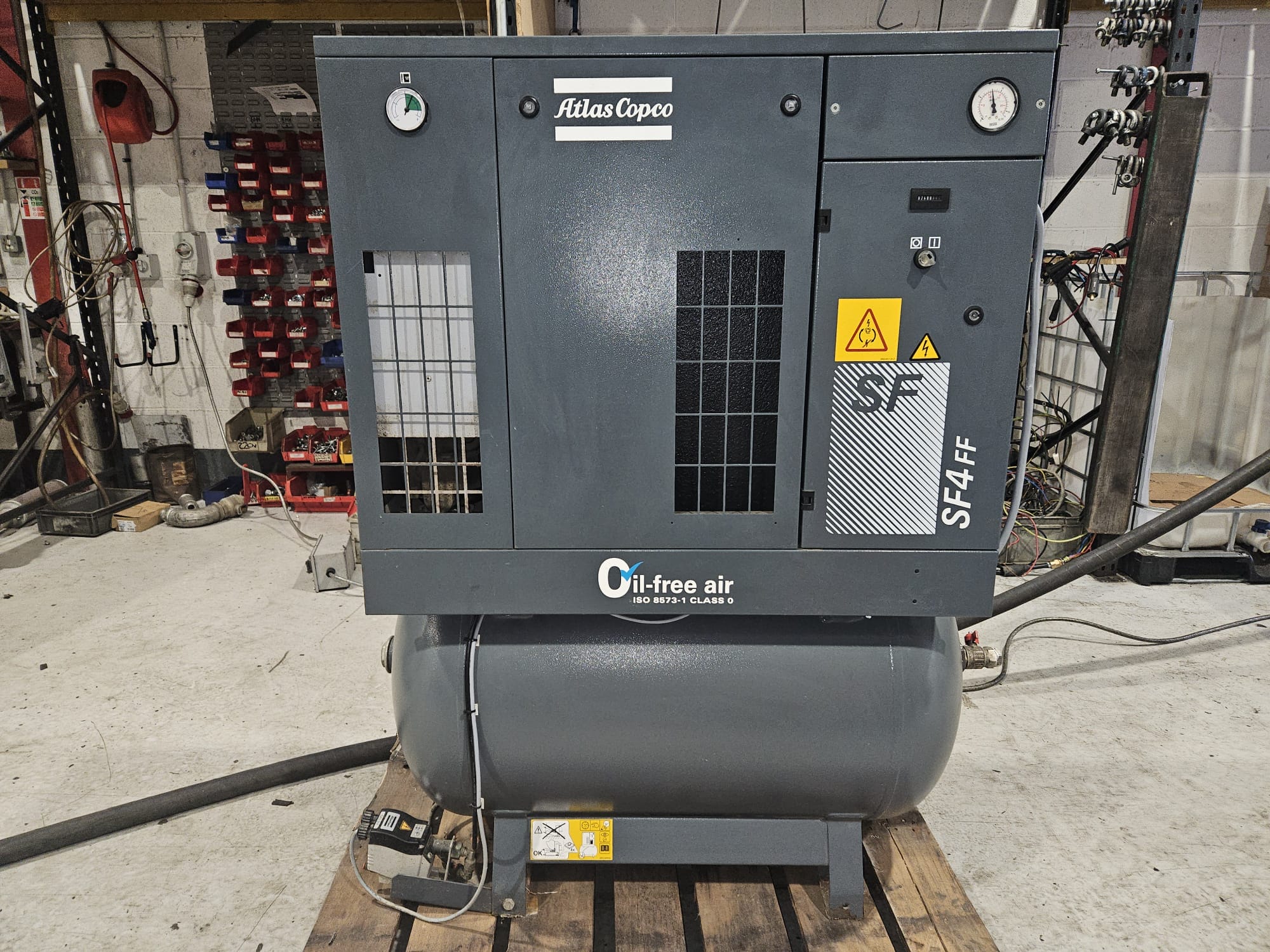 Atlas Copco SF4-FF 2019 Oil Free 14.2 CFM - Air Supply UK