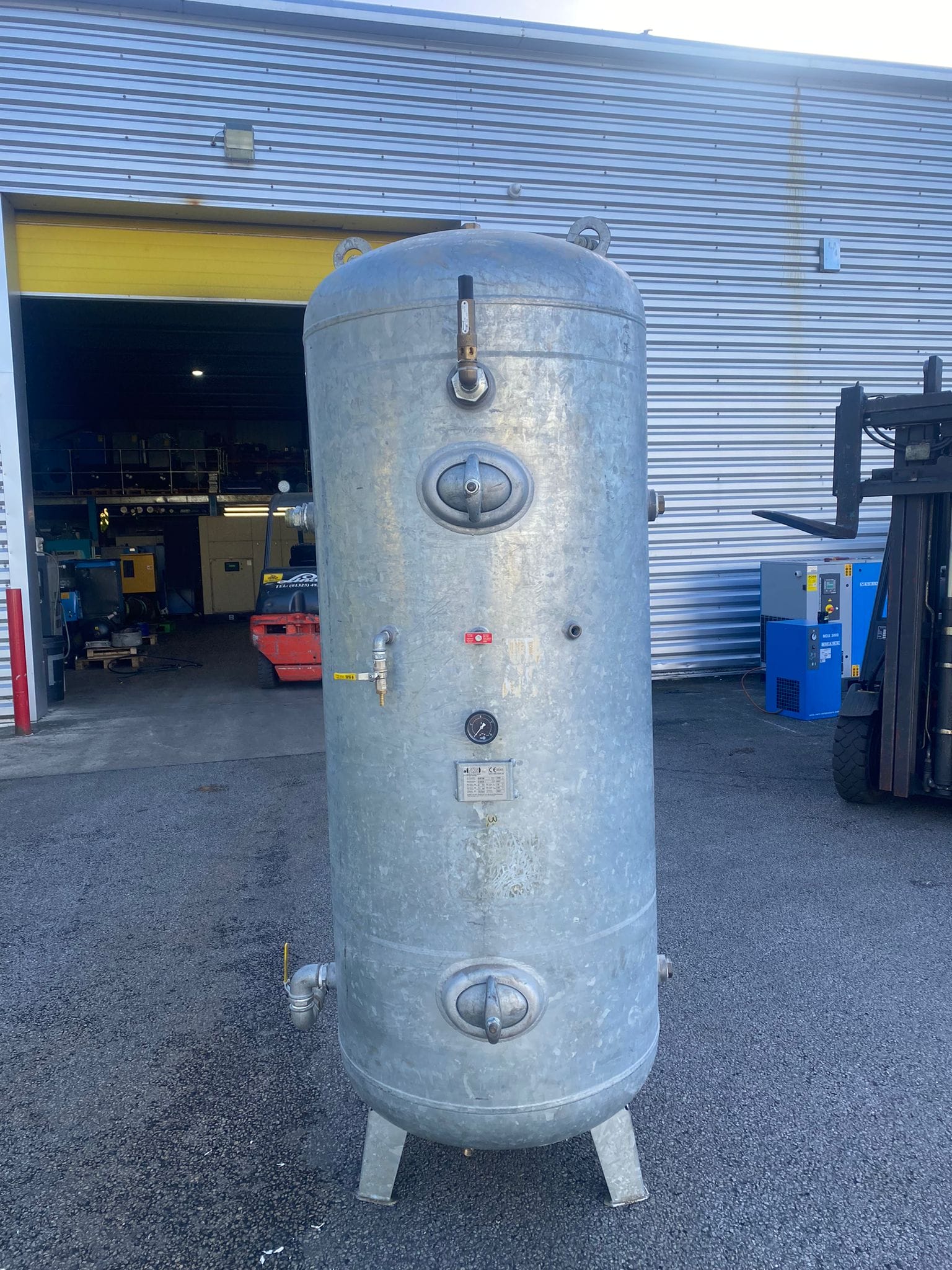 OKS 1000L 11 BAR Galvanised Air Receiver - Air Supply UK