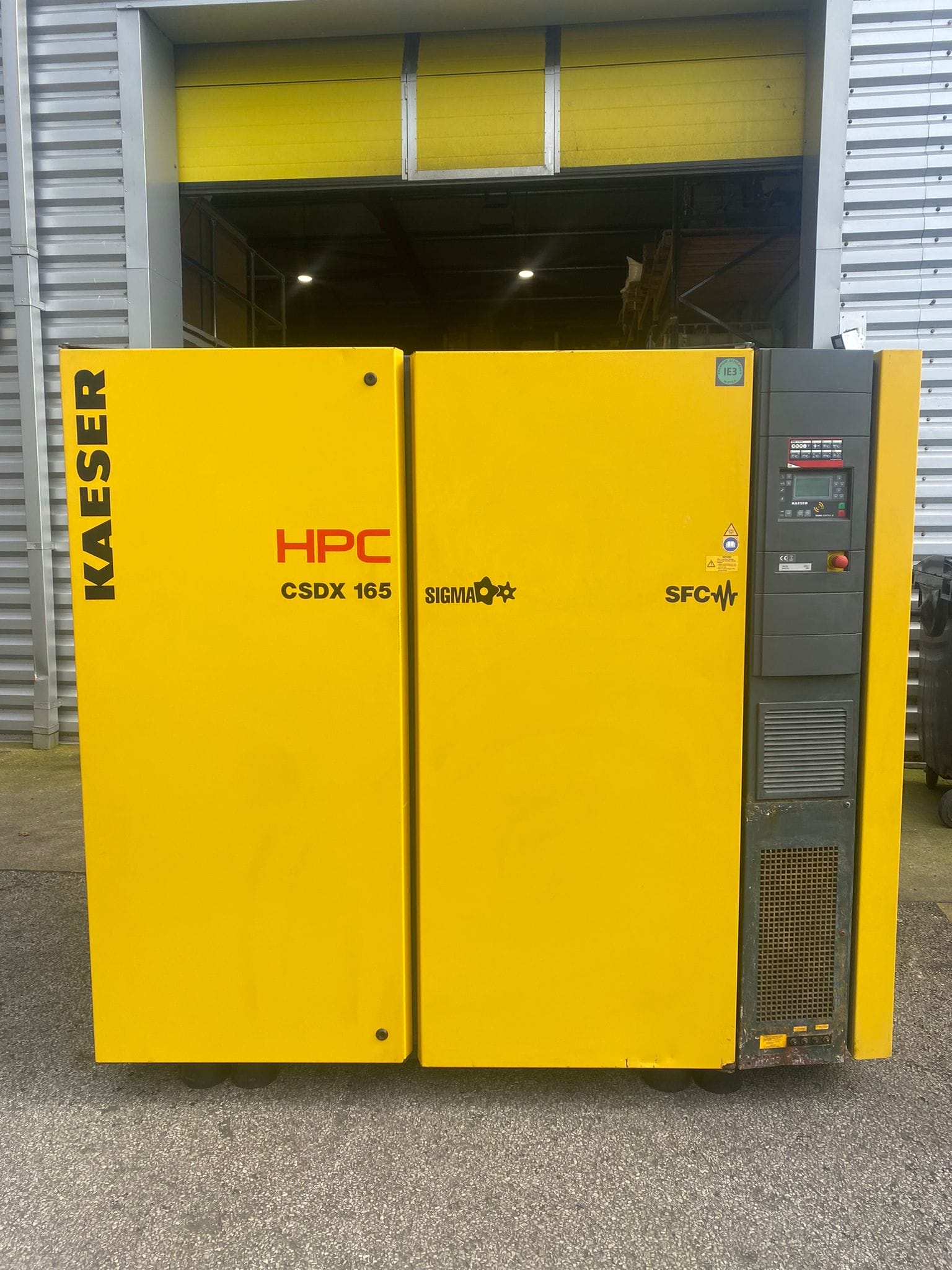 HPC CSDX 165 SFC 90 Kw Variable Speed Screw Compressor Year 2015 - Air Supply UK