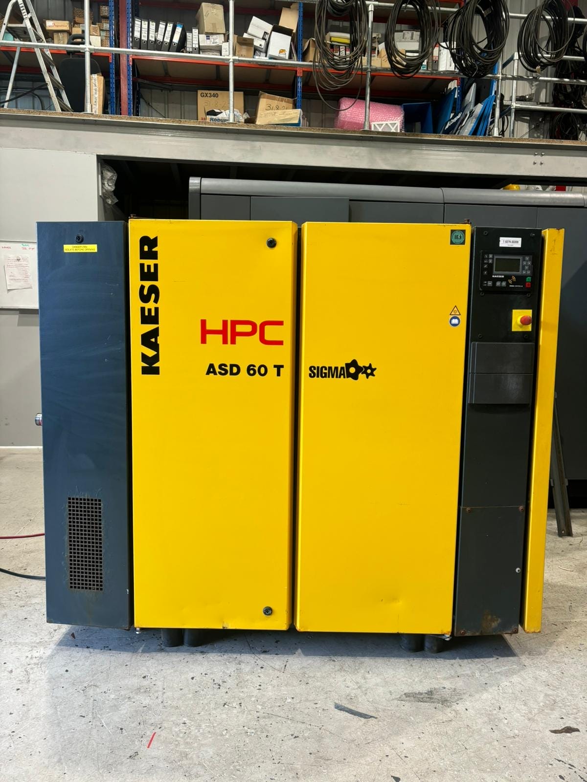 HPC ASD 60T 30Kw 12 BAR 2014 Screw Compressor with Inbuilt Dryer - Air ...