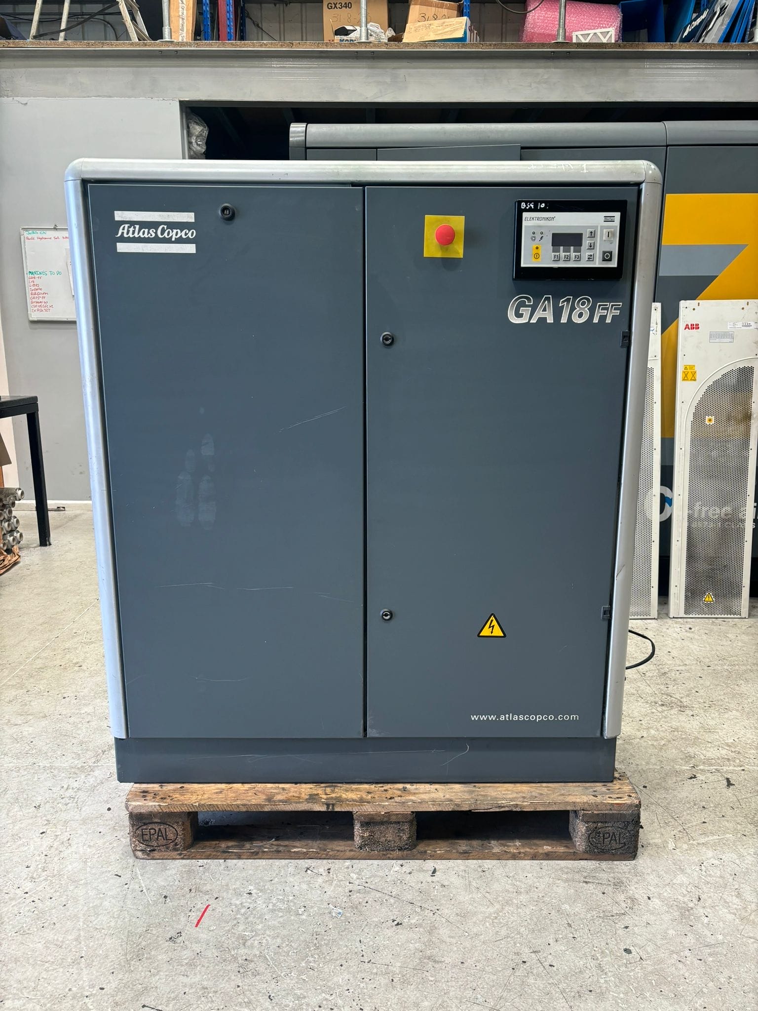 Atlas Copco GA18-ff 18.5Kw With inbuilt Air Dryer 115 CFM 7.5 Bar - Air ...