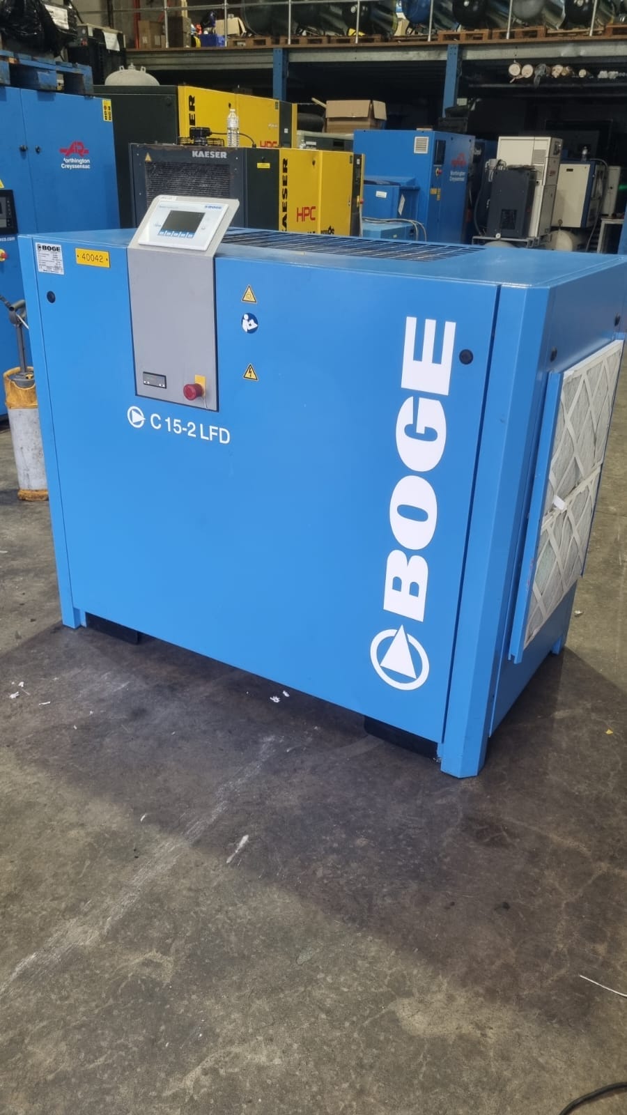 BOGE C15-2 LFD 15Kw Variable Speed Screw Compressor With Integral Air ...