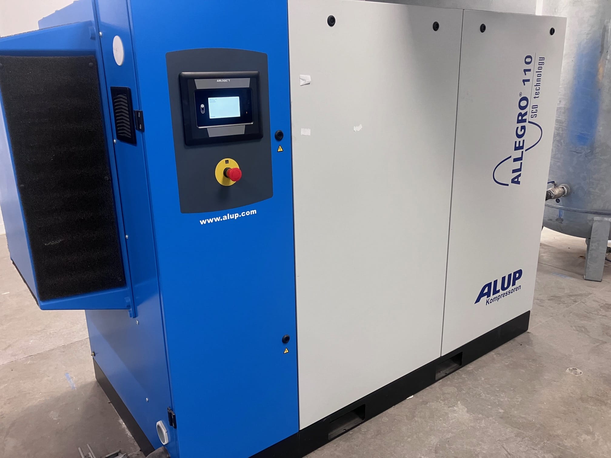 Alup Allegro 110 Variable speed drive screw compressor 2021 - Air Supply UK