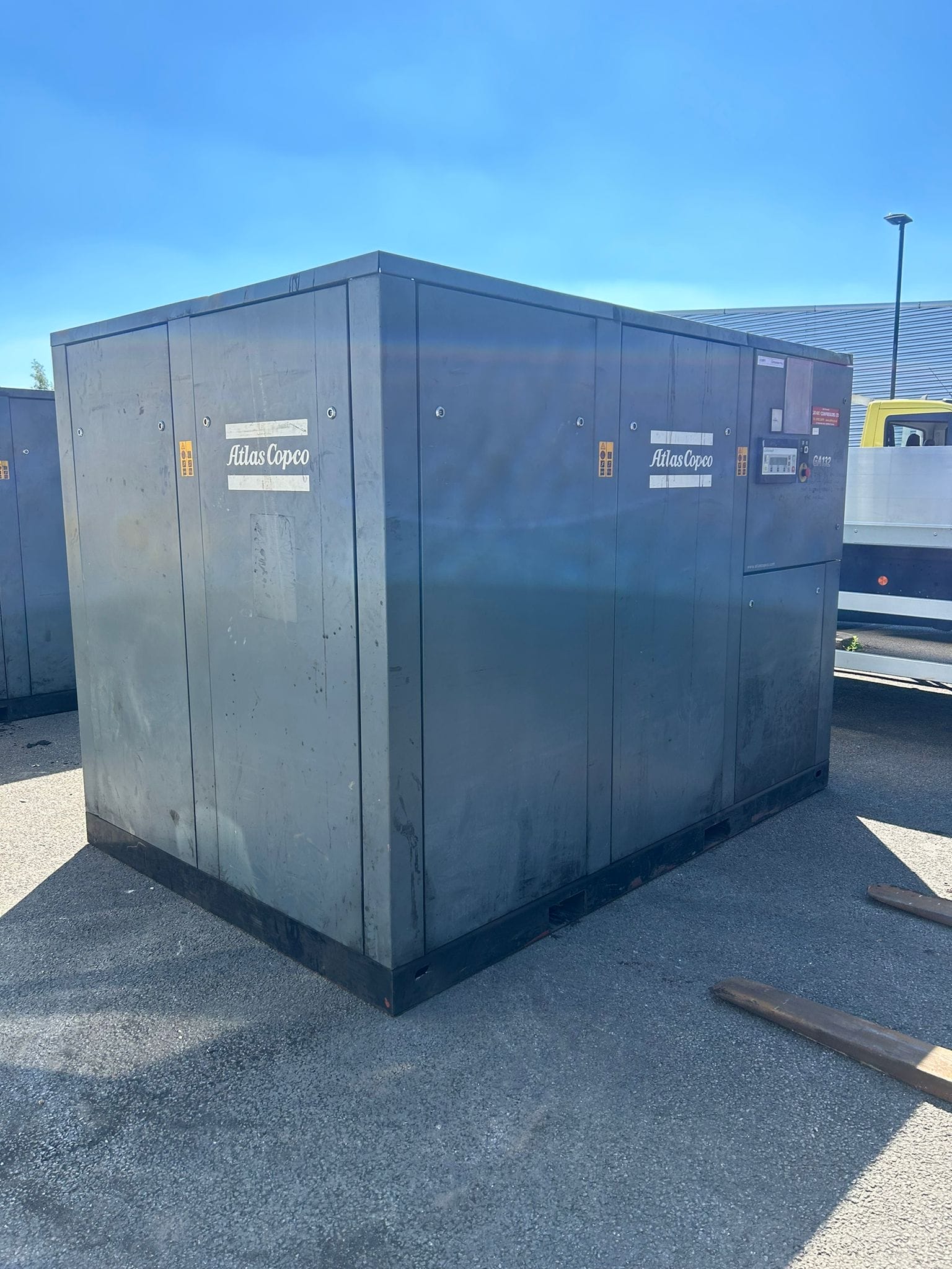 Atlas Copco GA132 7.5 BAR 132Kw 850 CFM Well Maintained - Air Supply UK