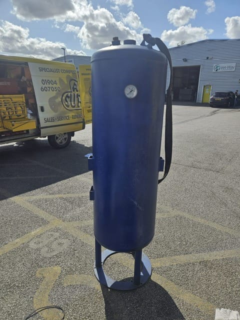 Vertical air receiver 390 litre 16BAR - Air Supply UK