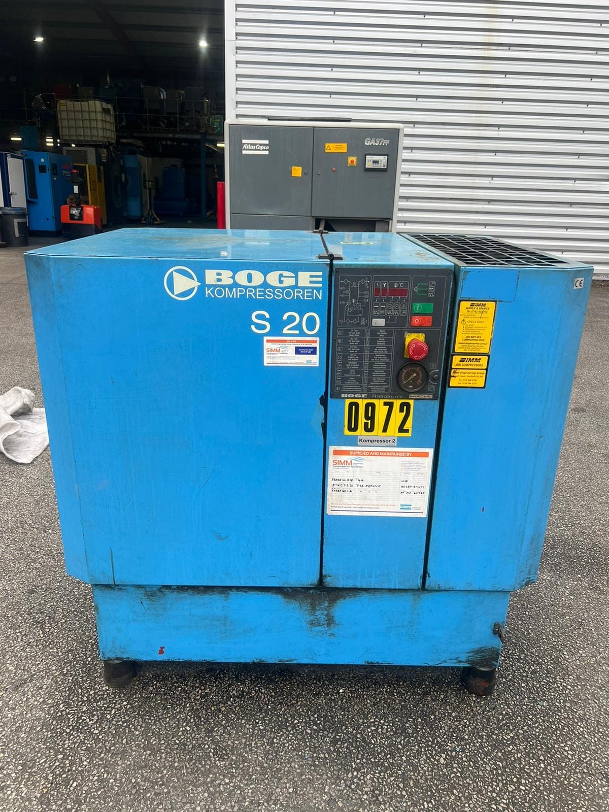 BOGE S20 15kW 10bar 72cfm - Air Supply UK