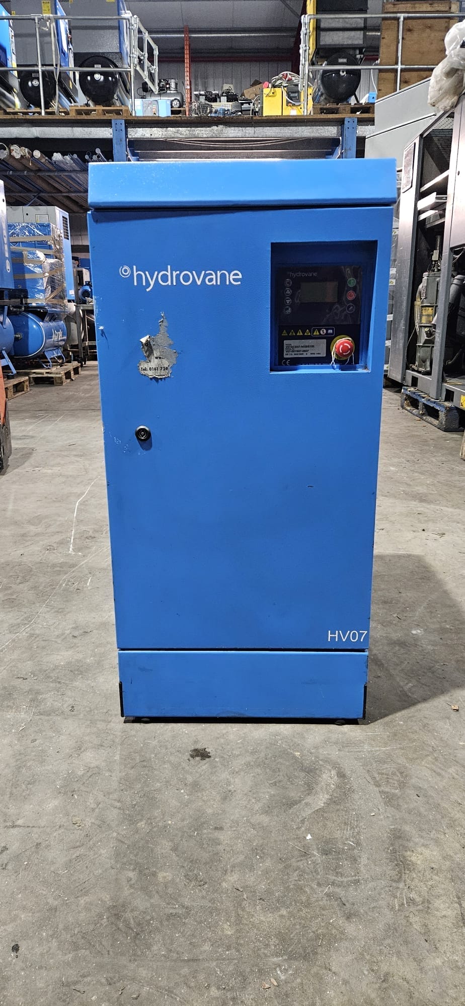 Hydrovane HV07 7.5Kw 8 BAR 32.1 CFM Rotary Vane - Air Supply UK