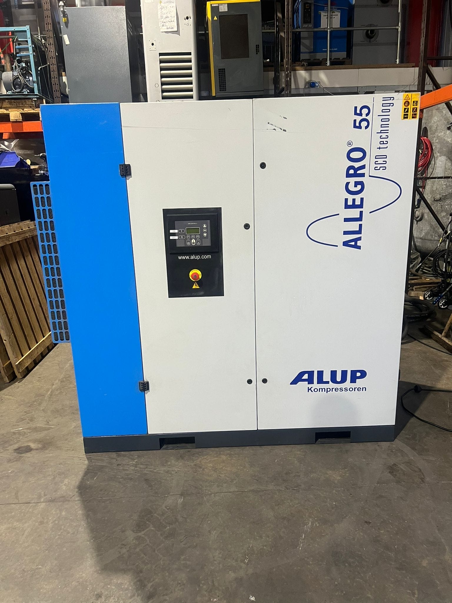 Alup Allegro55 Variable speed drive screw compressor - Air Supply UK