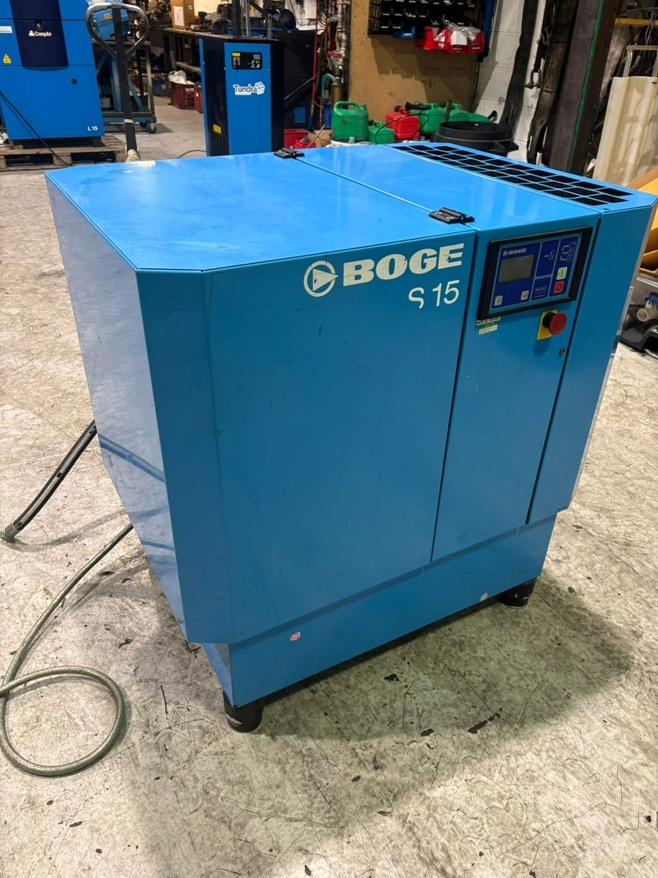 Boge S15 11kW 60cfm Screw Compressor - Air Supply UK