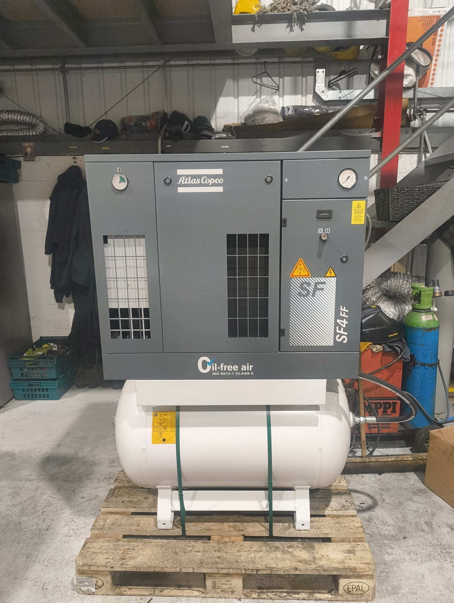 Atlas Copco SF4-FF 2019 Oil Free 14.2 CFM - Air Supply UK