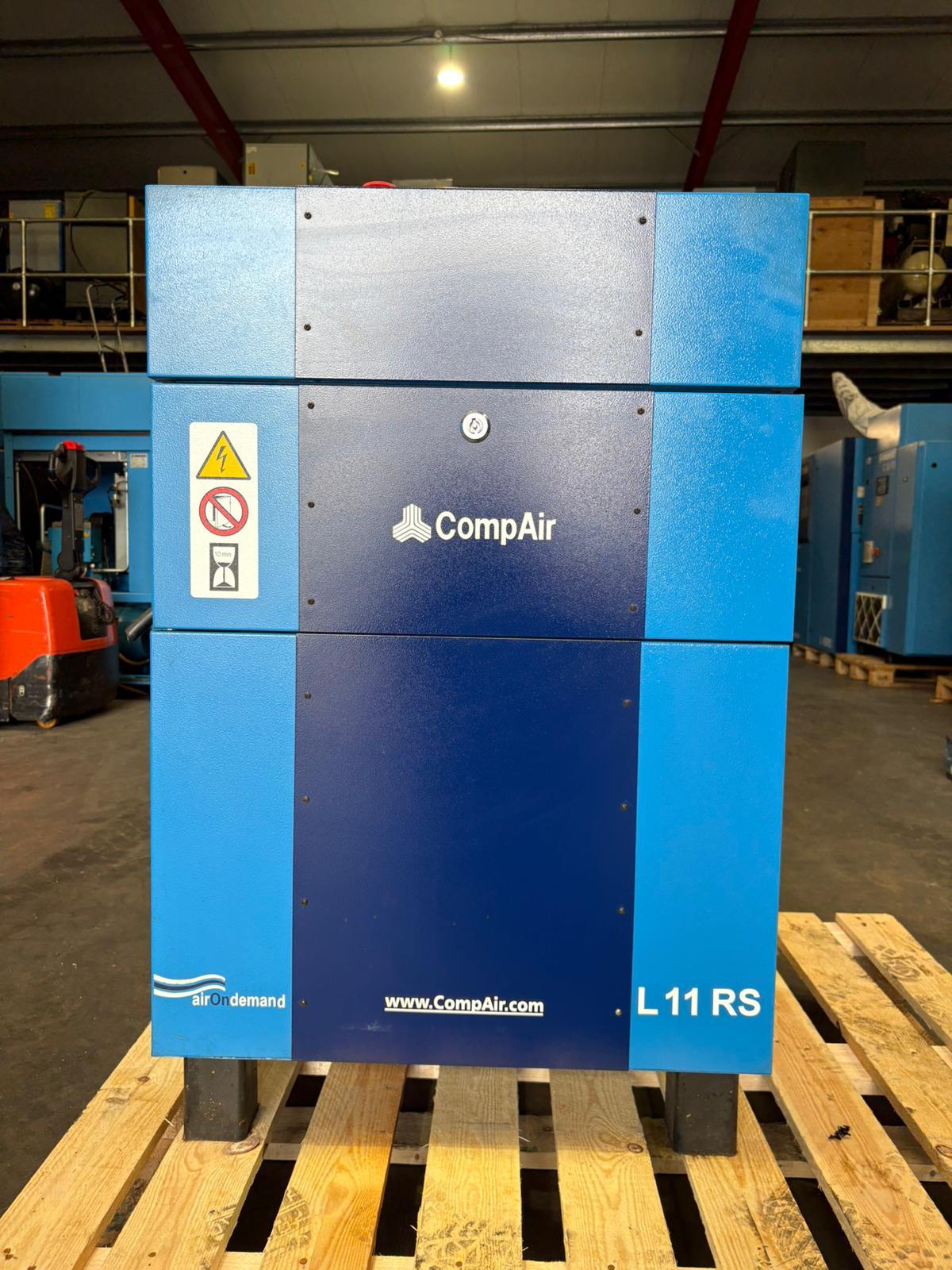 Compair L11 RS 11Kw Variable Speed 64 CFM 7.5 Bar 2018 - Air Supply UK